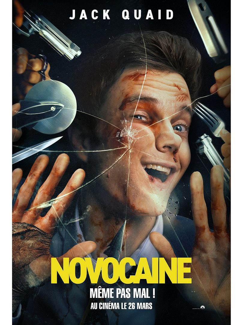 NOVOCAINE de Dan Berk et Robert Olsen : la critique du film